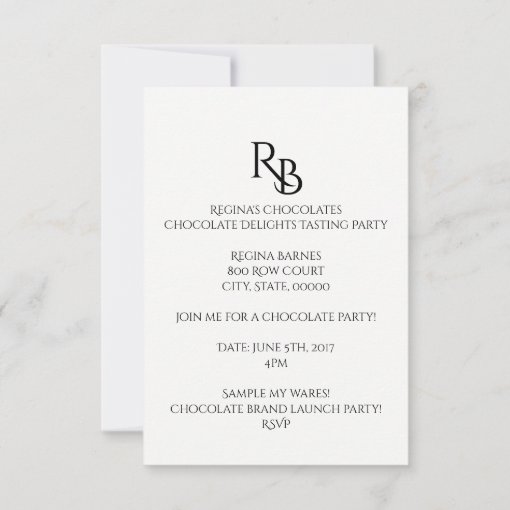 Chocolate Party Invitation | Zazzle