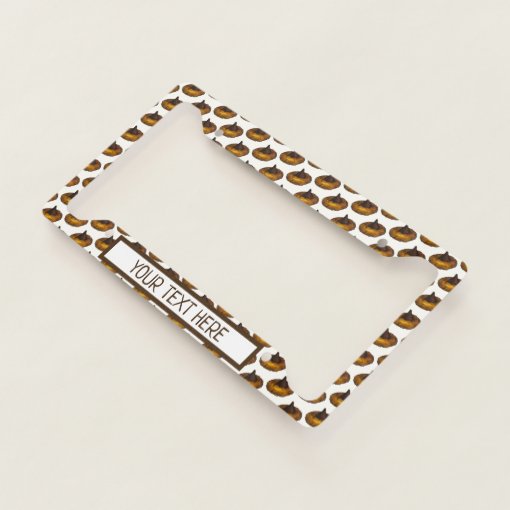 Chocolate Peanut Butter Blossom Cookie Bakery Food License Plate Frame ...