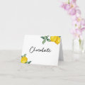 Chocolate table sign sign card | Zazzle