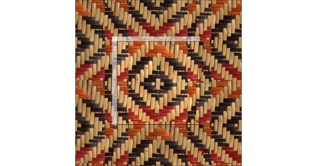 Choctaw Rivercane Basket Design Fabric | Zazzle