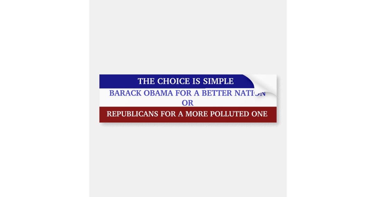 CHOICE BUMPER STICKER | Zazzle