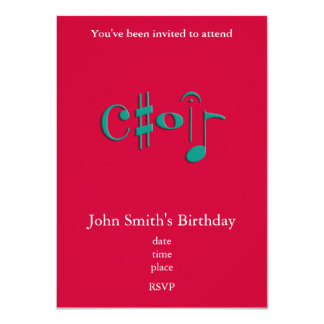 Choir Invitations & Announcements | Zazzle