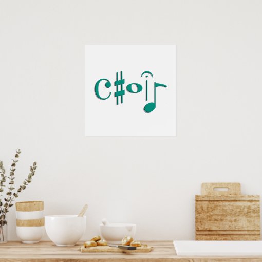 choir poster | Zazzle