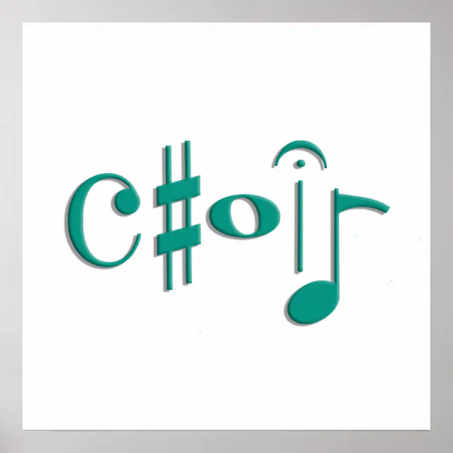 choir poster | Zazzle