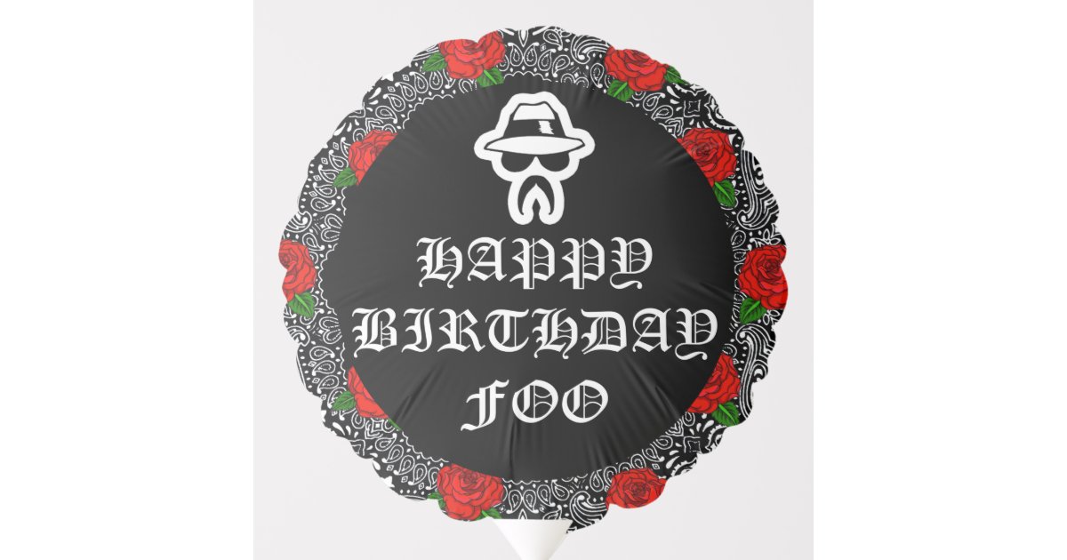 Cholo Balloon Red | Zazzle
