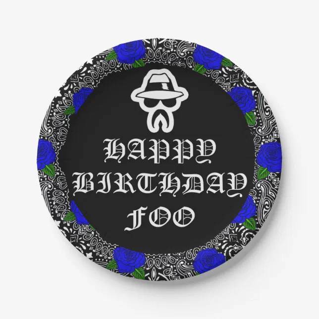 Cholo Theme Party Plates | Zazzle
