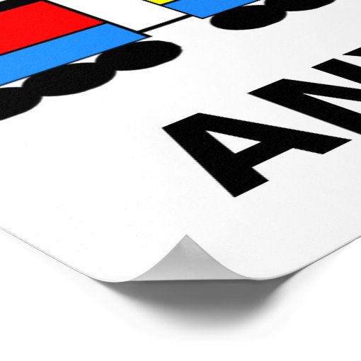 Choo Choo I'm 2! With TRAIN Poster | Zazzle