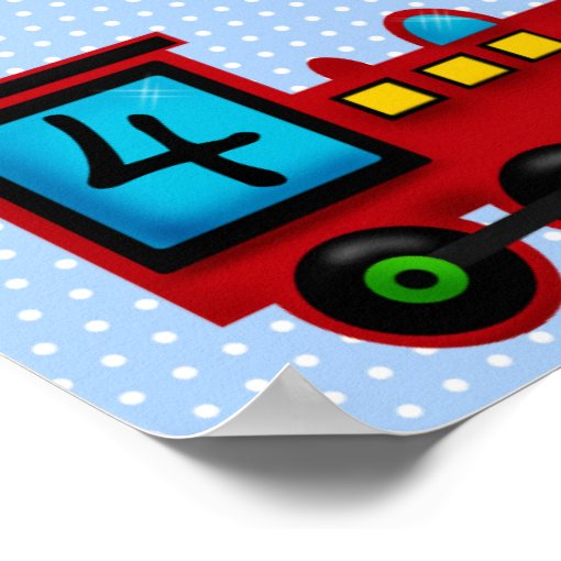 Choo Choo Train Banner Poster | Zazzle