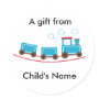 Choo Choo Train Birthday Goodie Bag Labels | Zazzle