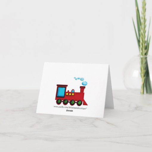 Choo Choo Train Thank You Note Cards | Zazzle