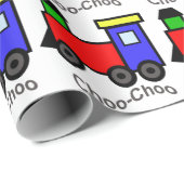 Choo-Choo Train Wrapping Paper | Zazzle