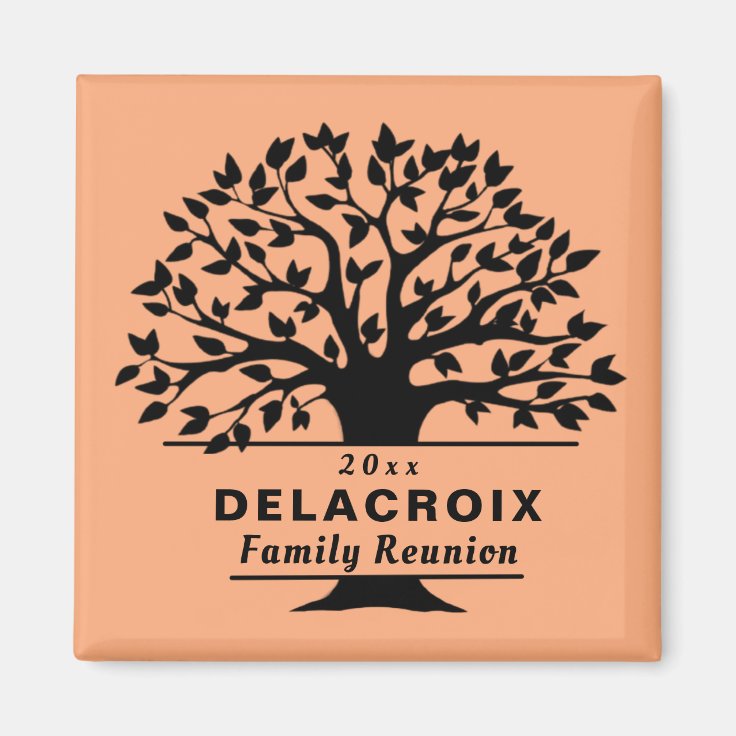 Choose a Color Dated Family Reunion Gift Souvenir Magnet | Zazzle