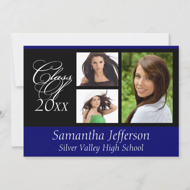 Choose a Color Graduation Invitations | Zazzle