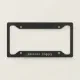 Choose Happy Inspirational Quote Minimalist Black License Plate Frame ...