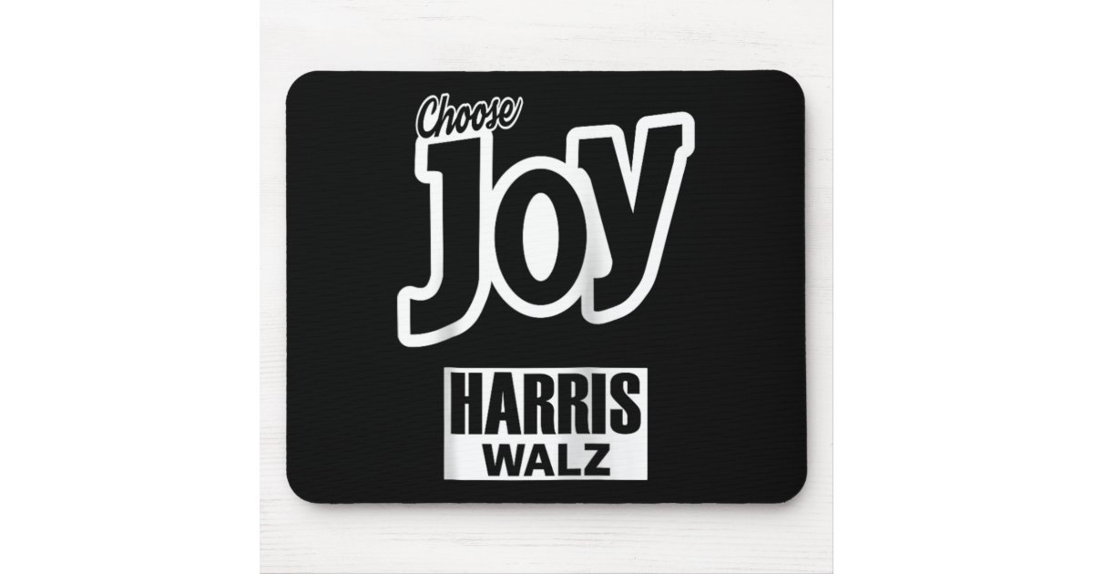 Choose Joy Kamala Harris Tim Walz Slogan 2024 Gala Mouse Pad | Zazzle