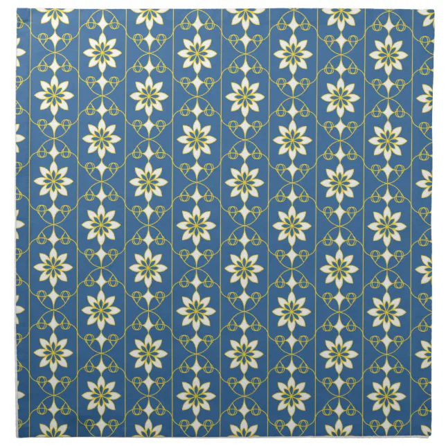 Choose Your Color Edelweiss Fabric Napkins | Zazzle