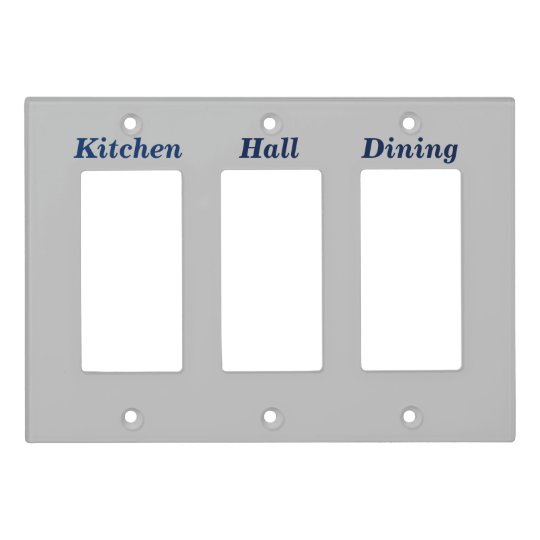 Choose Your Own Color Labeled Light Switch Cover | Zazzle.com