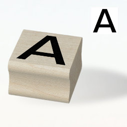 Choose Your Own Letter | Font Style: Folio Medium Rubber Stamp | Zazzle