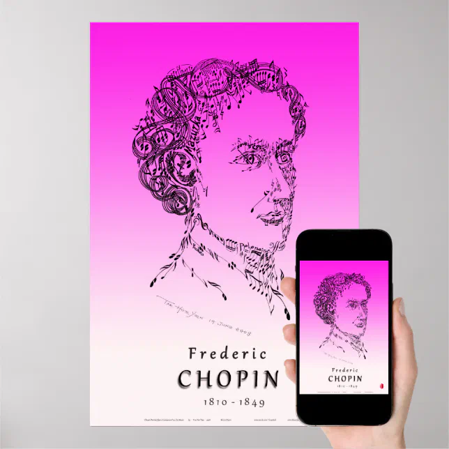 Chopin : Face the Music Poster | Zazzle