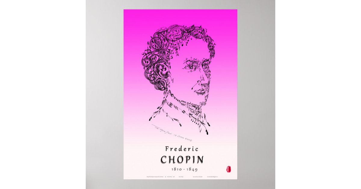 Chopin : Face the Music Poster | Zazzle