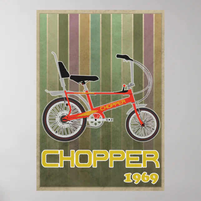 Chopper Bike Poster | Zazzle