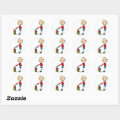 Chopping Wood Sticker | Zazzle