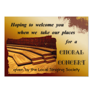 Choir Invitations & Announcements | Zazzle