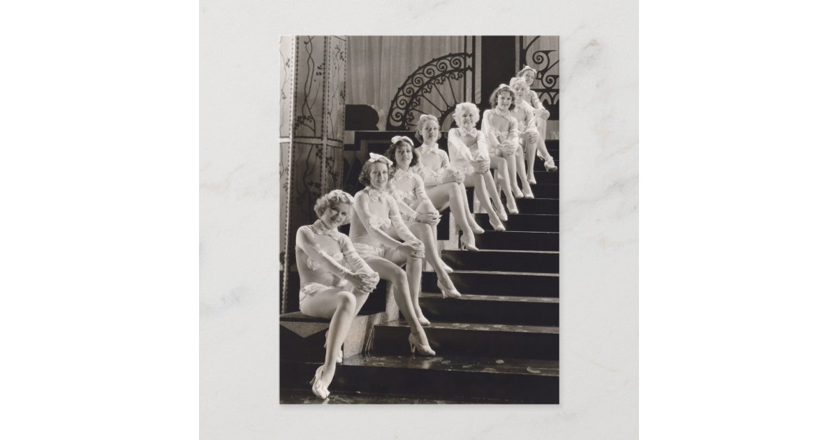 Chorus Girls Postcard - 1706666.jpg | Zazzle