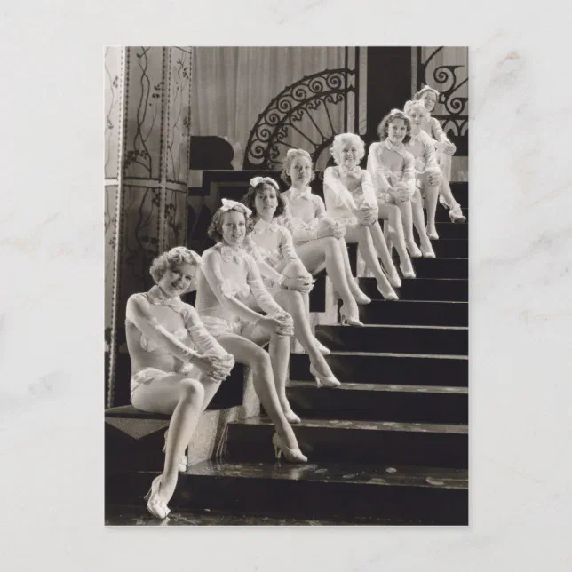 Chorus Girls Postcard - 1706666.jpg | Zazzle