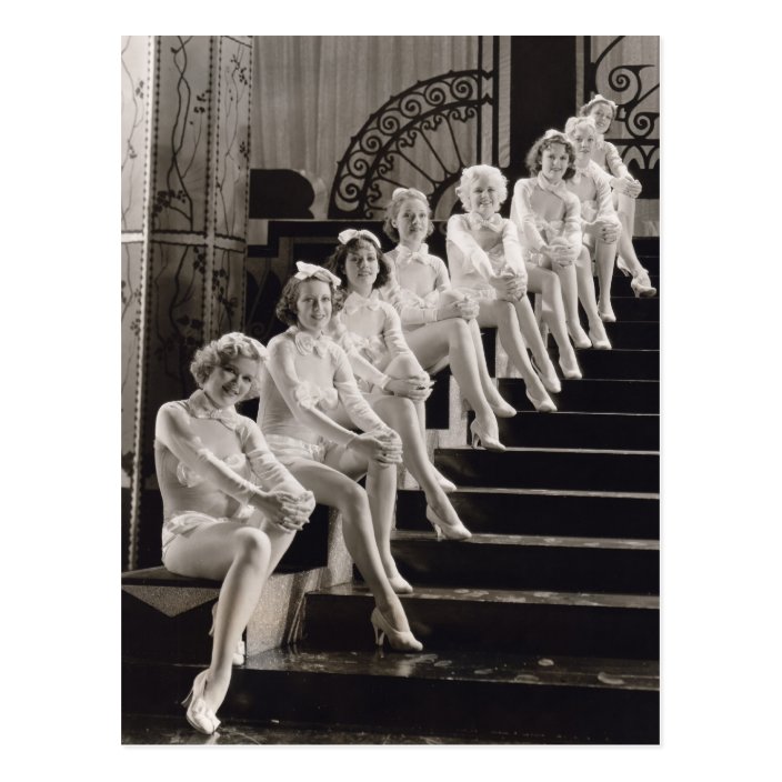 Chorus Girls Postcard - 1706666.jpg | Zazzle.com