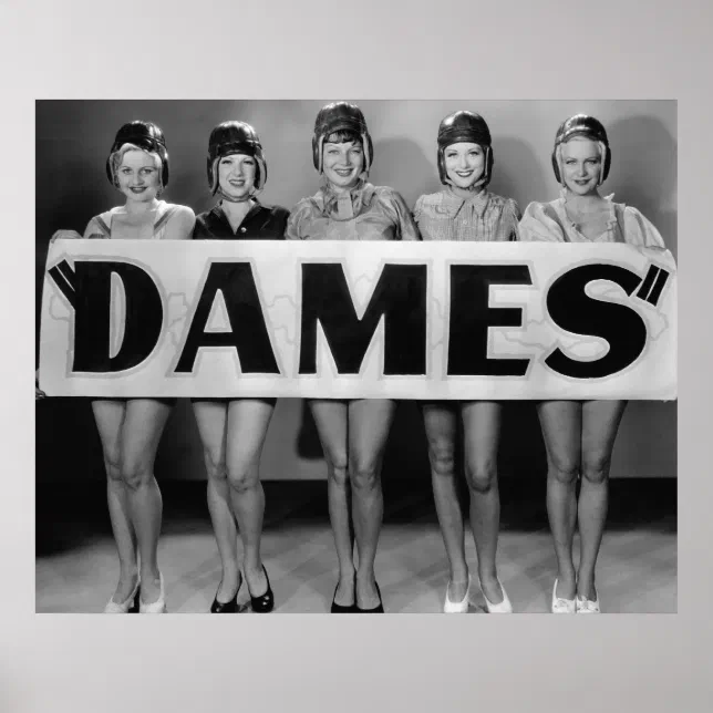 Chorus Girls Poster Print - Dames - 1706394.jpg | Zazzle