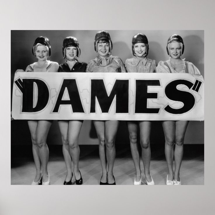 Chorus Girls Poster Print - Dames - 1706394.jpg | Zazzle