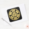 Chosokabe Mon Japanese samurai clan Square Sticker | Zazzle