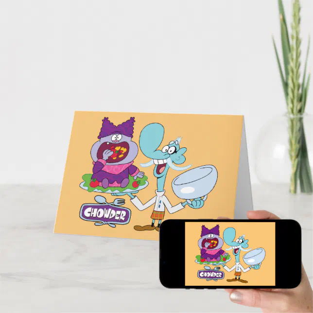 Chowder and Mung Daal Card | Zazzle