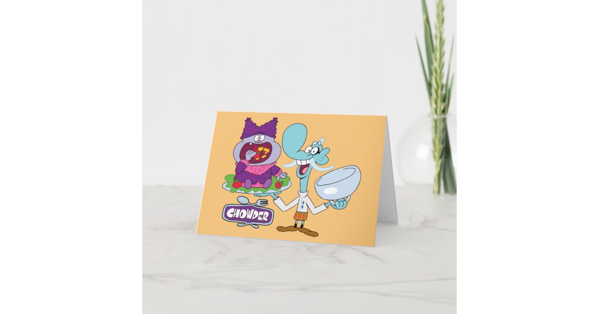 Chowder and Mung Daal Card | Zazzle
