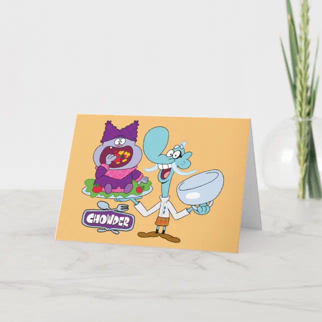 Chowder and Mung Daal Card | Zazzle