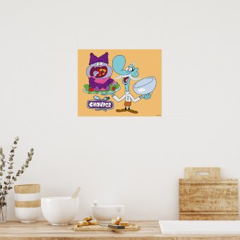 Chowder and Mung Daal Poster | Zazzle