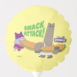 Chowder and Shnitzel Balloon | Zazzle