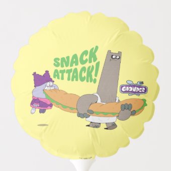 Chowder and Shnitzel Balloon | Zazzle