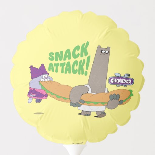 Chowder and Shnitzel Balloon | Zazzle
