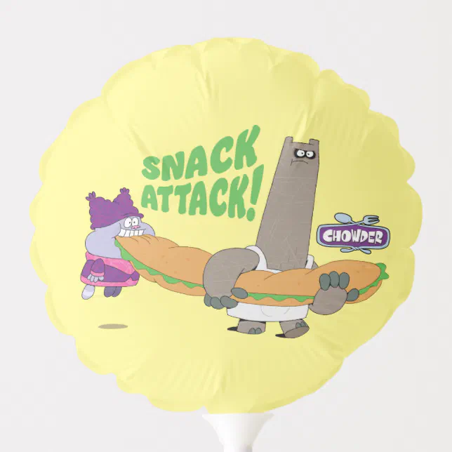 Chowder and Shnitzel Balloon | Zazzle