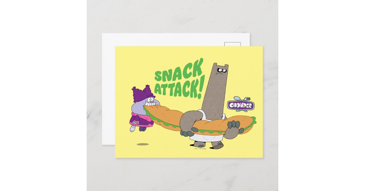Chowder and Shnitzel Postcard | Zazzle