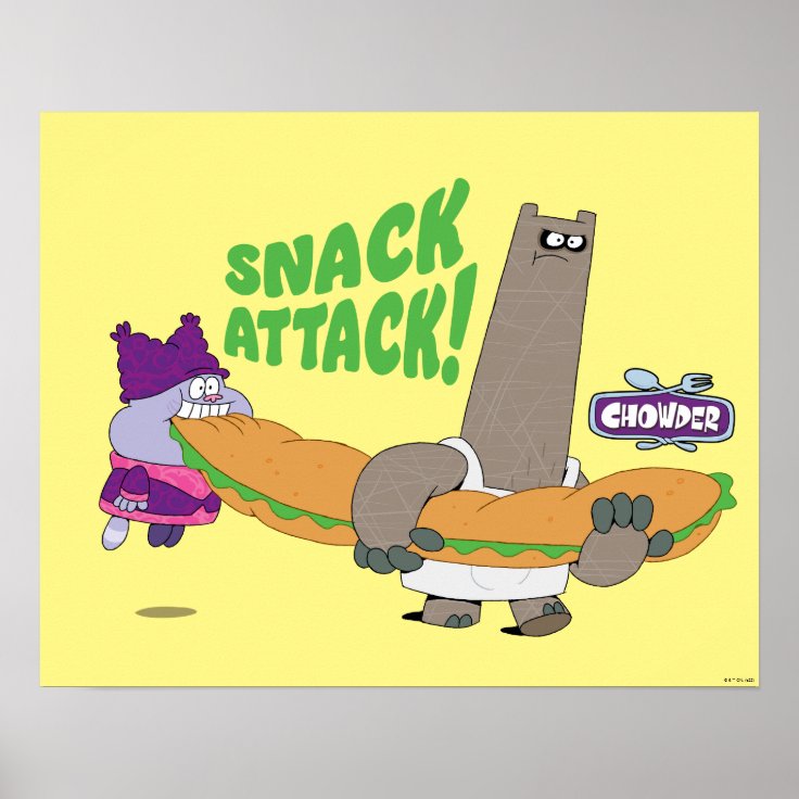 Chowder and Shnitzel Poster | Zazzle