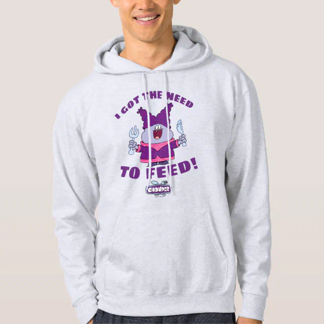 Chowder With Fork and Knife Hoodie | Zazzle