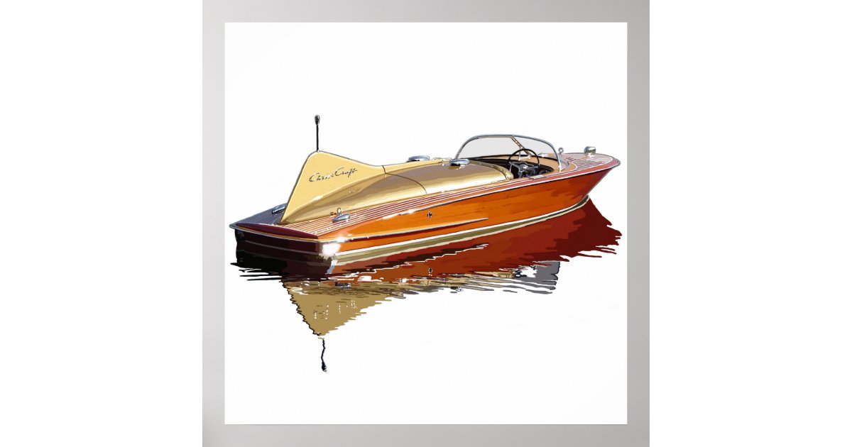 Chris Craft Cobra Poster | Zazzle