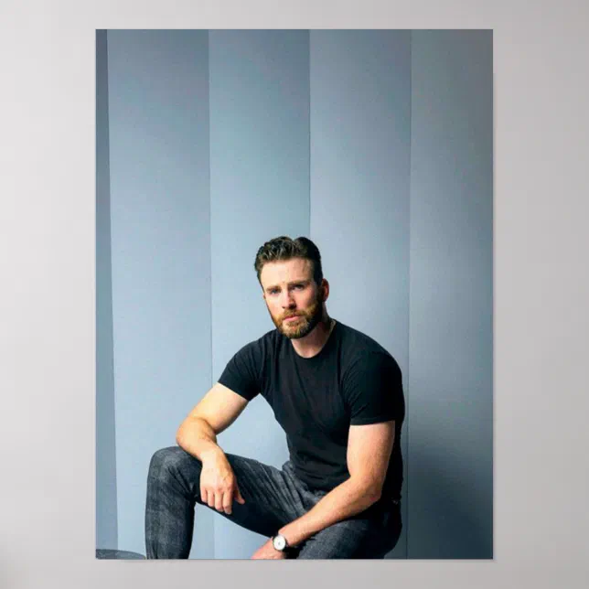 Chris Evans Poster | Zazzle