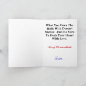 Chrismukkah Greeting Card with Jewish Reindeer | Zazzle