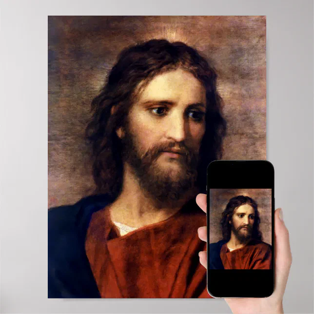 Christ At 33 by Heinrich Hofmann Poster | Zazzle