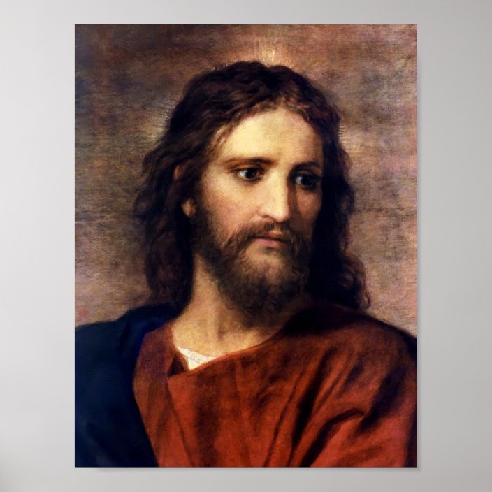 Christ At 33 by Heinrich Hofmann Poster | Zazzle.com