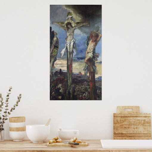 Christ between the Two Thieves, c.1870 Poster | Zazzle